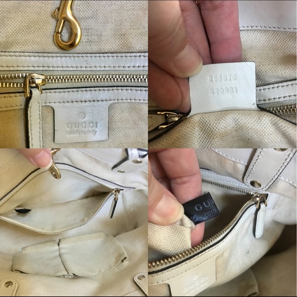 Gucci | Bags | Gucci Craft Shopper In Leather Canvas W Pouch | Poshmark